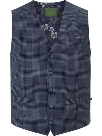 Charles Colby Herren Weste Duke Niven dunkelblau, 4XL (XXXXL) - 70