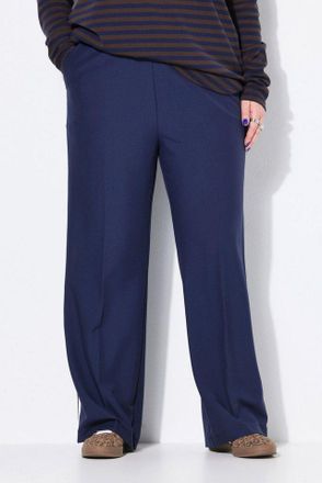 STUDIO UNTOLD Schlupfhose Hose Straight Wide Legs Seitenstreifen