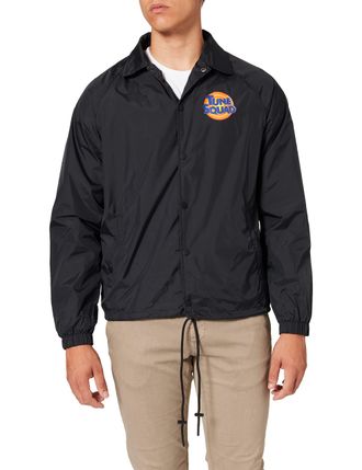 Mister Tee x Space Jam Herren Tune Squad Logo Coach Jacket, Black, XS