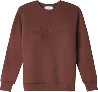 Ga&euml;lle Paris Femme, Sweatshirts et sweats &agrave; capuche, Brun, Taille: 40 FR SweaT-shirt ras du cou