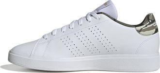 adidas Herren Advantage Base 2.0 Shoes Schuhe, Cloud White/Cloud White/Olive strata, 40 2/3 EU