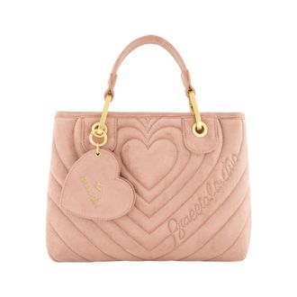 Braccialini Sac &agrave; main moyen effet su&egrave;de - Femme - Sacs - Rose - Taille: ONE Size