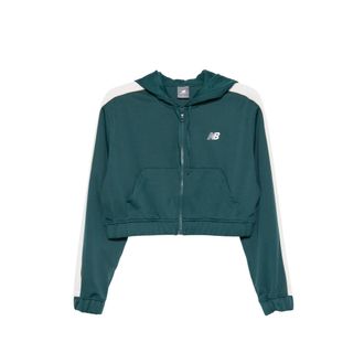 New Balance Logo-embroidered Hoodie