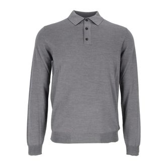Slowear Slowear - Polo ML - Homme - Pulls - Gris - Taille: M