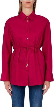 Liu Jo Femme, Blouses et Chemises, Rouge, Taille: 40 FR Cinta Shirt