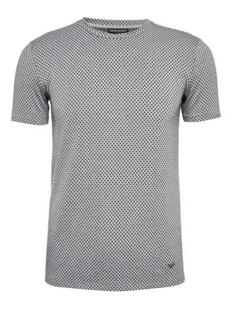Emporio Armani t-shirt en maille fine 2024 - Gris