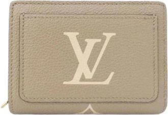 Louis Vuitton Portefeuille Pre-owned (bi-pli) - Femme - Pre-owned - Beige - Taille: ONE Size