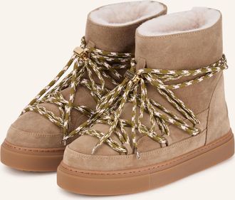 INUIKII Inuikii Schn&uuml;rboots beige