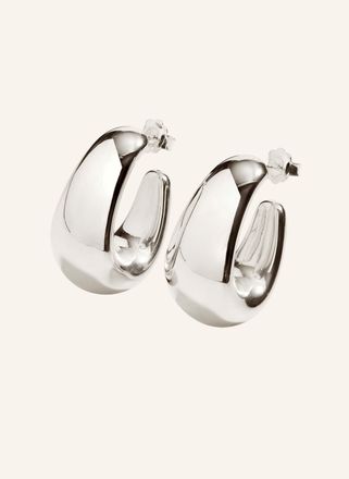 Pompidou Ohrstecker Elia Oval Stud By Glambou silber