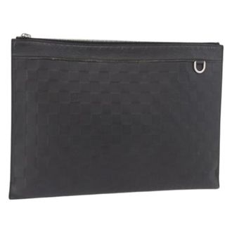 Louis Vuitton Pre-owned Vintage Damier Infini Clutch - Femme - Pre-owned - Noir - Taille: ONE Size
