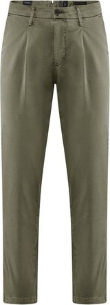 Bomboogie Homme, Pantalons, Vert, Taille: W29 Pantalon Coupe Fusel&eacute;e en Gabardine de Coton