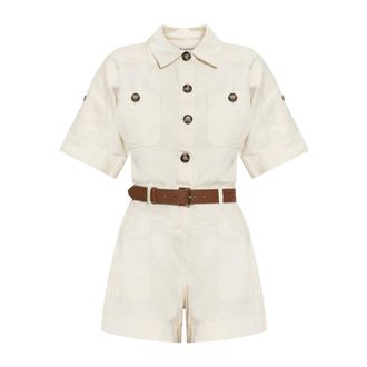 Self Portrait Combinaison short - Femme - Combinaisons et Ensembles - Beige - Taille: 38 FR