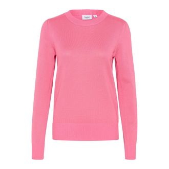 Saint Tropez Chateau Rose Pullover Sweater - - Knitwear - Damen - Rosa - L