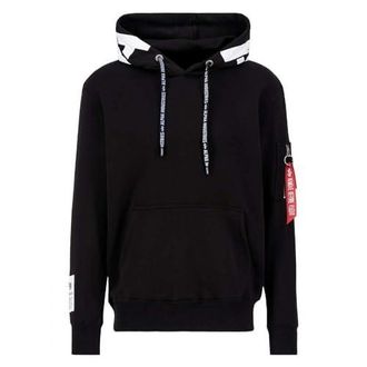 Alpha Industries Alpha Industries Indutries Alpha Hoody Sweat &agrave; Capuche pour Homme Sweatshirt, Black