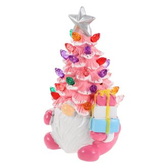 Valiclud Kleiner LED Weihnachtsbaum Nachtlicht Gnom Figur Batteriebeleuchtung Kabellos Weihnachtsdeko f&uuml;r Wohnzimmer Esszimmer Tisch Festliche Innenraumbeleuch