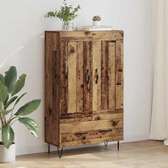 vidaXL vidaXL Haut Armoire Bois Ancien 69,5 x 31 x 115 cm Bois ding&eacute;nierie