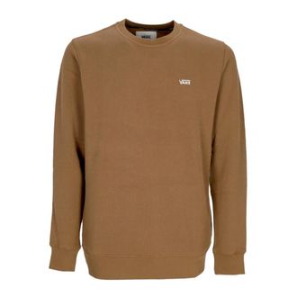 Vans Bequemer Crew Fleece Bestickter Pullover - - Sweatshirts & Hoodies - Herren - Beige - XL