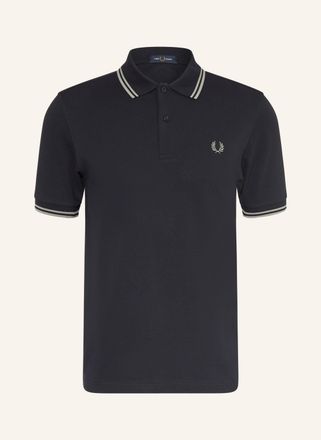 Fred Perry Piqu&eacute;-Poloshirt blau