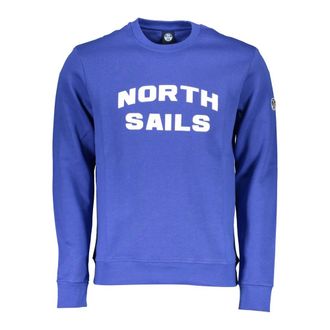 North Sails Blauer Langarm-Crewneck-Sweatshirt - - Sweatshirts & Hoodies - Herren - Blau - XL