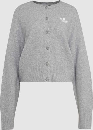 adidas Cardigan Wardrobe Knits Medium Grey Heather