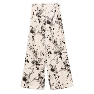 Semicouture Edwina Palazzo Hose - - Trousers - Damen - Beige - M