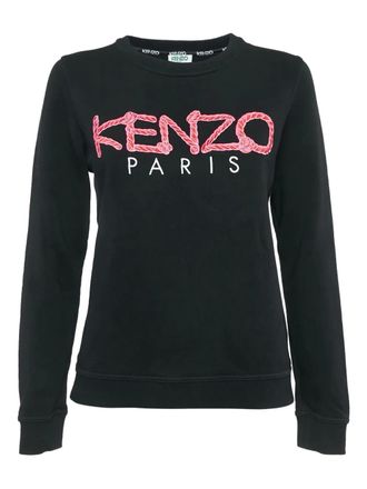 Kenzo sweat à logo brodé - Noir