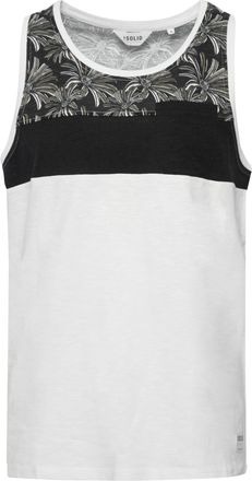Solid Flo Herren Tank-Top Mit Rundhalsausschnitt Aus 100% Baumwolle Regular Fit, Größe:XL, Farbe:Black (9000)