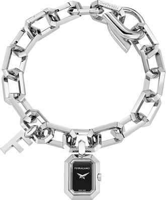 Ferragamo Uhr - Quarz-Analoguhr Ferragamo Charm - Gr. unisize - in Silber - f&uuml;r Damen