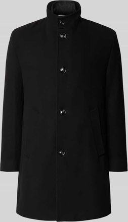 Bugatti Kurzmantel mit Stehkragen und Knopfleiste