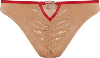 Diesel Femme, Sous-v&ecirc;tements, Rouge, Taille: 42 FR Ribbed Seamless Bralette