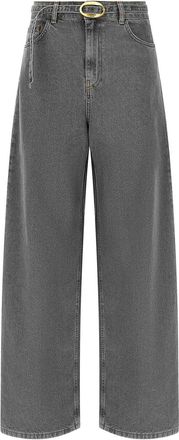 Twinset Jean Droit - Gris