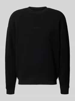 HUGO BOSS Regular Fit Sweatshirt aus reiner Baumwolle Modell DAFFLYN