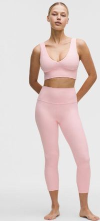 lululemon Pantacourt Align taille haute pour Femmes - 58 cm - Rose - Taille 14