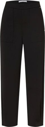 M.A.C Mac, Femme, Pantalons, Noir, Taille: 40 FR Pantalon cropped