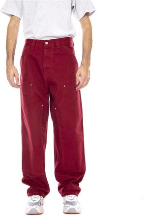 Carhartt Work in Progress Homme, Pantalons, Rouge, Taille: L OG Double Knee Pant