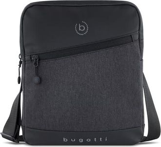 Bugatti Universum Sacoche Homme Bandouli&egrave;re - Pochette Tablette Business, Voyage et Randonn&eacute;e - Noir