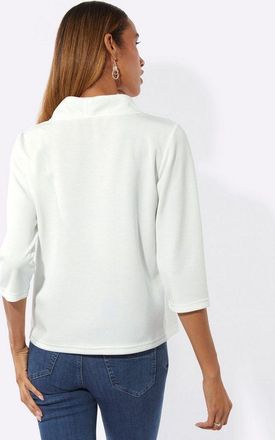 Cr&eacute;ation L Sweater Modal-Mix-Sweatshirt 3/4-Arm