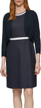 s.Oliver Black Label Strickjacke mit Blende