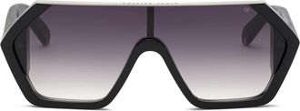 Philipp Plein Homme, Accessoires, Noir, Taille: ONE Size Hexagon Lunettes de soleil