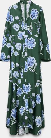 Dorothee Schumacher Midikleid aus bedrucktem Seidentwill