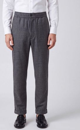 Giorgio Armani Slim Fit Hose aus Schurwolle und Kaschmir mit elastischem Bund
