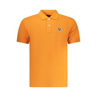 North Sails Arancione Baumwolle Herren Polo