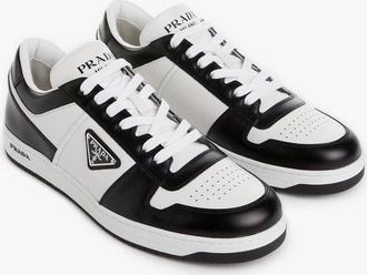 Prada Baskets Downtown en cuir