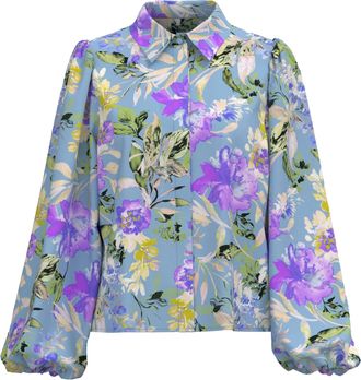 Vero Moda Damen Yasasina Ls Shirt S. Noos, Clear Sky, 40 EU