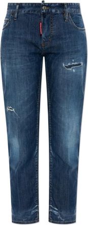 Dsquared2 Femme, Jeans, Bleu, Taille: 42 FR Jenna Jeans