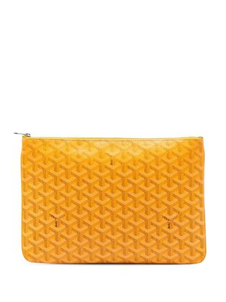 Goyard 2018 Goyardine Senat MM clutch bag - Gelb
