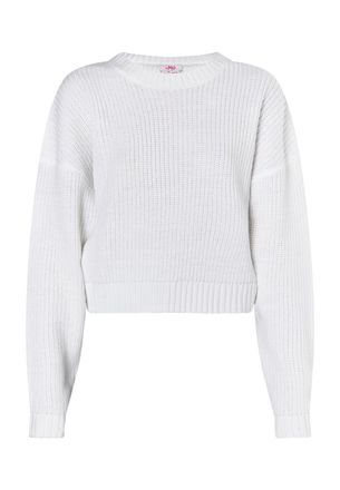 Mymo Strickpullover Damen weiss