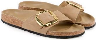 Birkenstock Mules plates Madrid Big Buckle en cuir