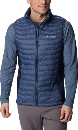 Columbia Herren Steppweste Powder Pass Dark Mountain-Collegiate Navy S
