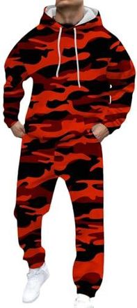 Generic Ensemble Jogging Homme - Surv&ecirc;tement Ensemble Sweats &Agrave; Capuche Et Sport Pantalons Automne Hiver Couleur Unie Gym Jogging Sportswear Tenue De Couple